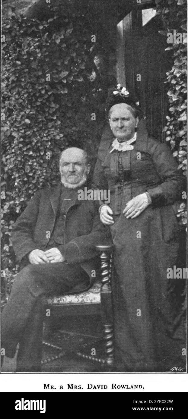 Cofiant Dafydd Rolant Pennal (page 6 crop Stock Photo - Alamy