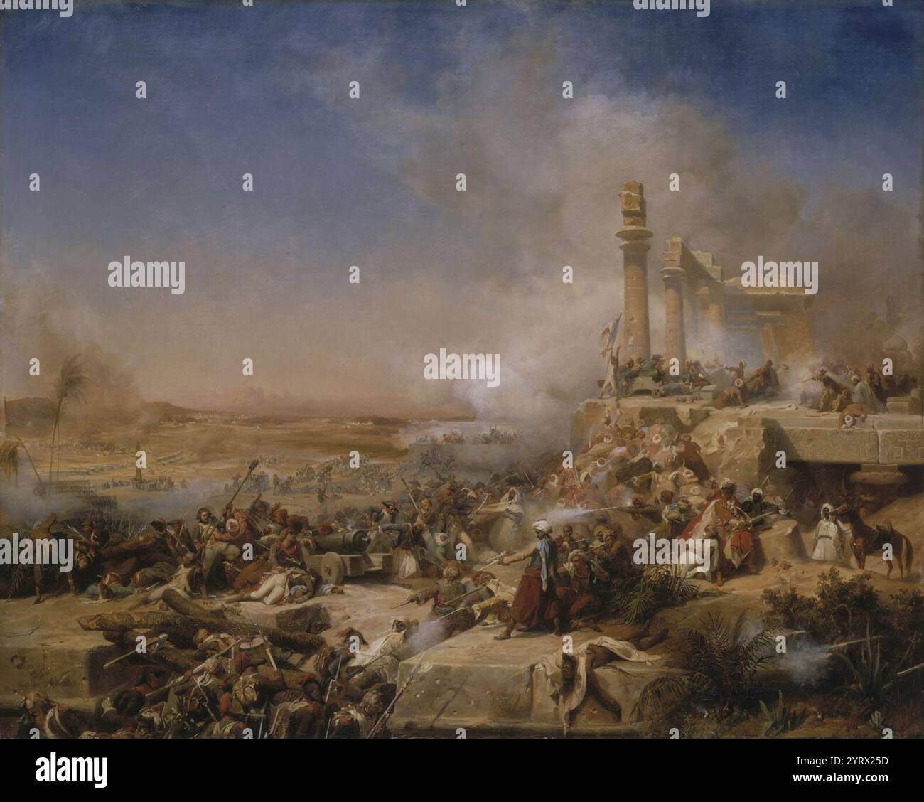 Cogniet Leon Bataille D Heliopolis Stock Photo - Alamy