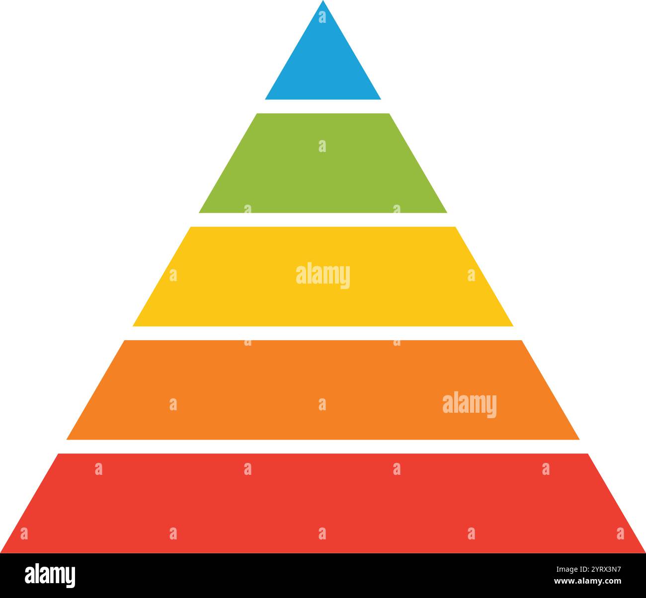 Levels of triangular pyramid. Triangle pyramid chart. Maslow layer ...