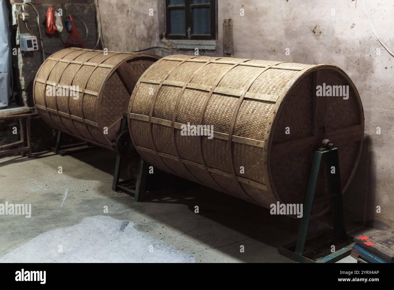 Traditional Harvesting Equipment Found Within a Rustic Barn Environment ...