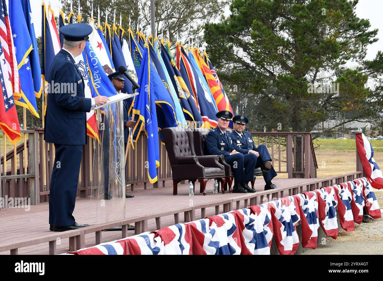 Col. Mastalir assumes command of the 30th SW (3 Stock Photo - Alamy