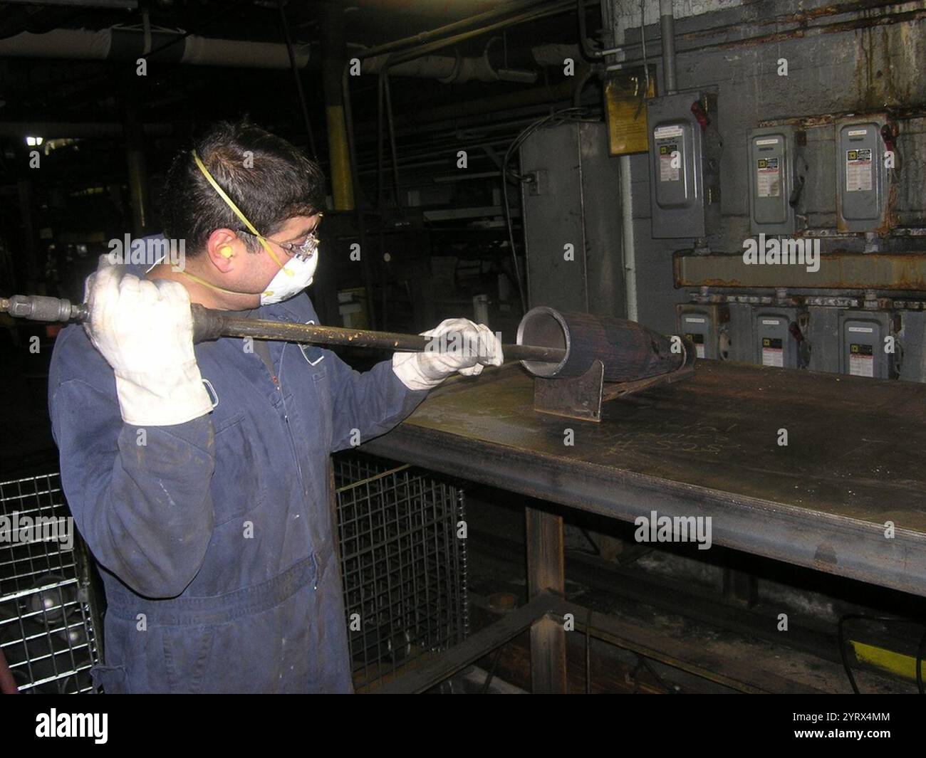 Cold Inspection for projectile cartridge case Stock Photo - Alamy