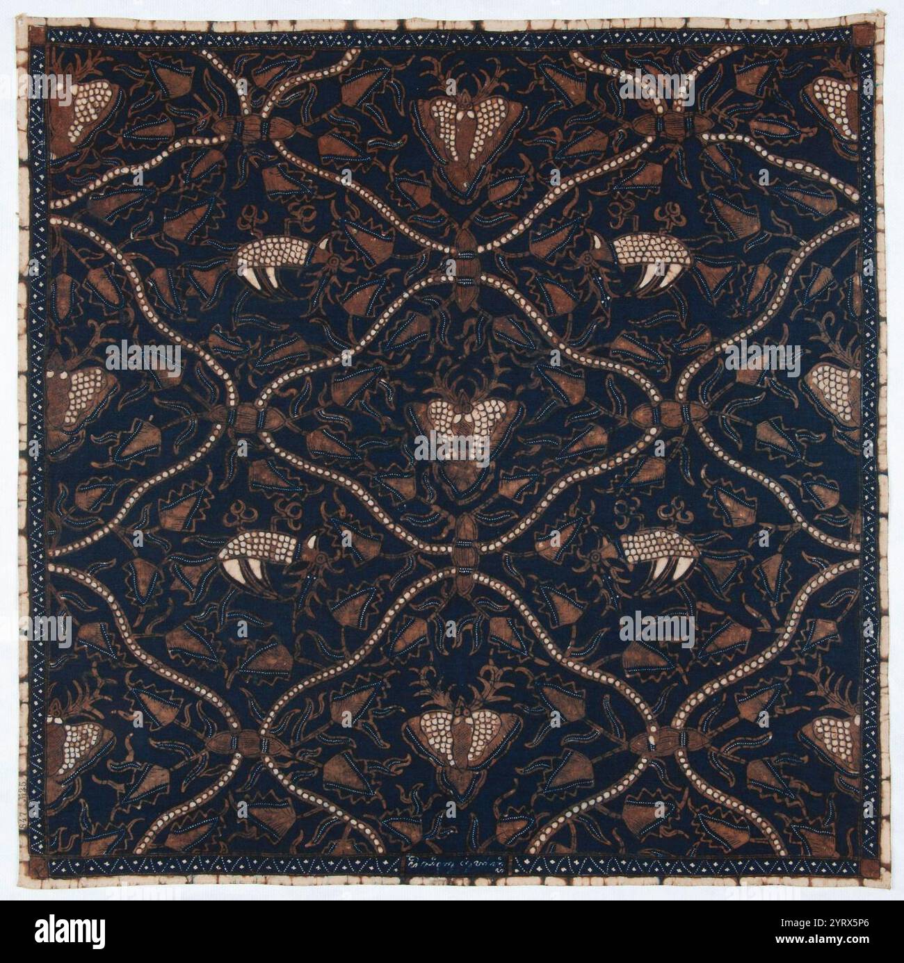 25, Batikpatroon, 'Peksi kurung', voor 1891 Stock Photo - Alamy