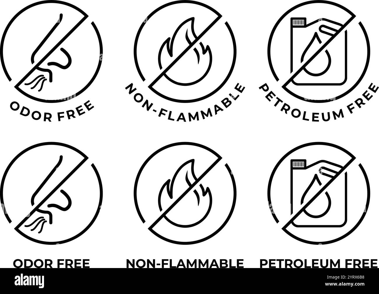 Non flammable protection Stock Vector Images - Alamy