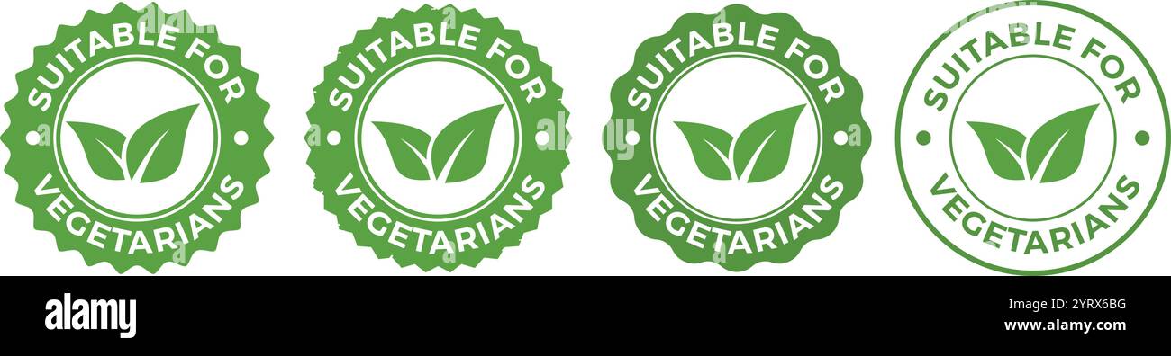 Vegetarians logo Stock Vector Images - Alamy