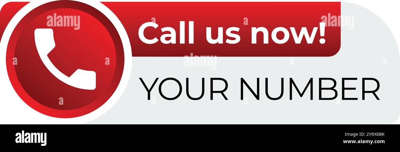 Call this number Stock Vector Images - Alamy