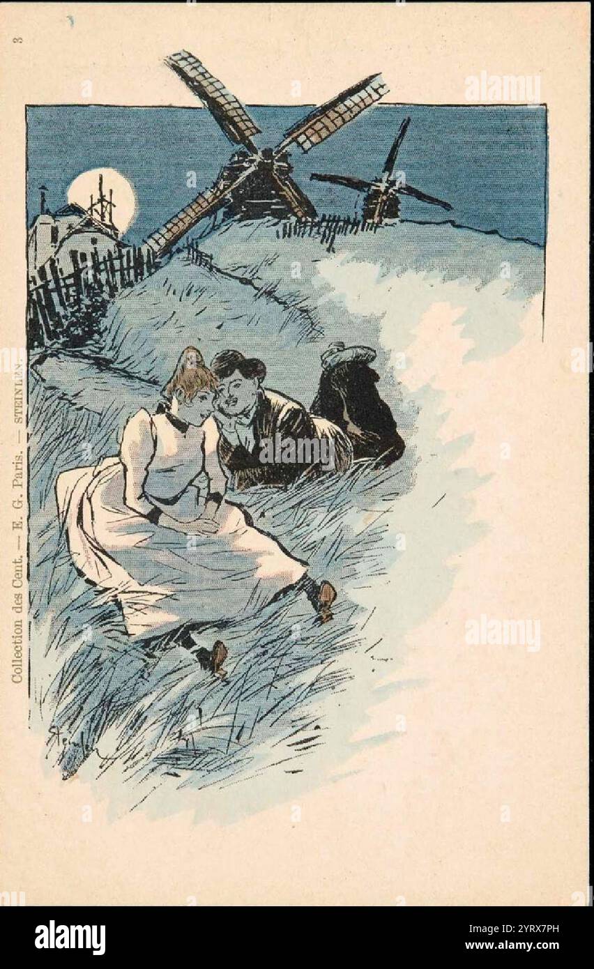 Collection des Cent N° 3 (Steinlen Stock Photo - Alamy