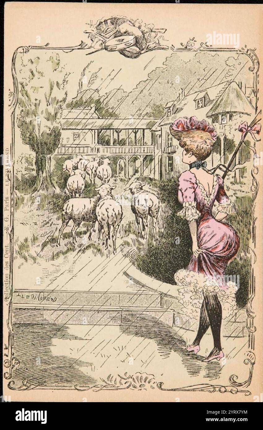 Collection des Cent N° 90 (Le Rivérend Stock Photo - Alamy