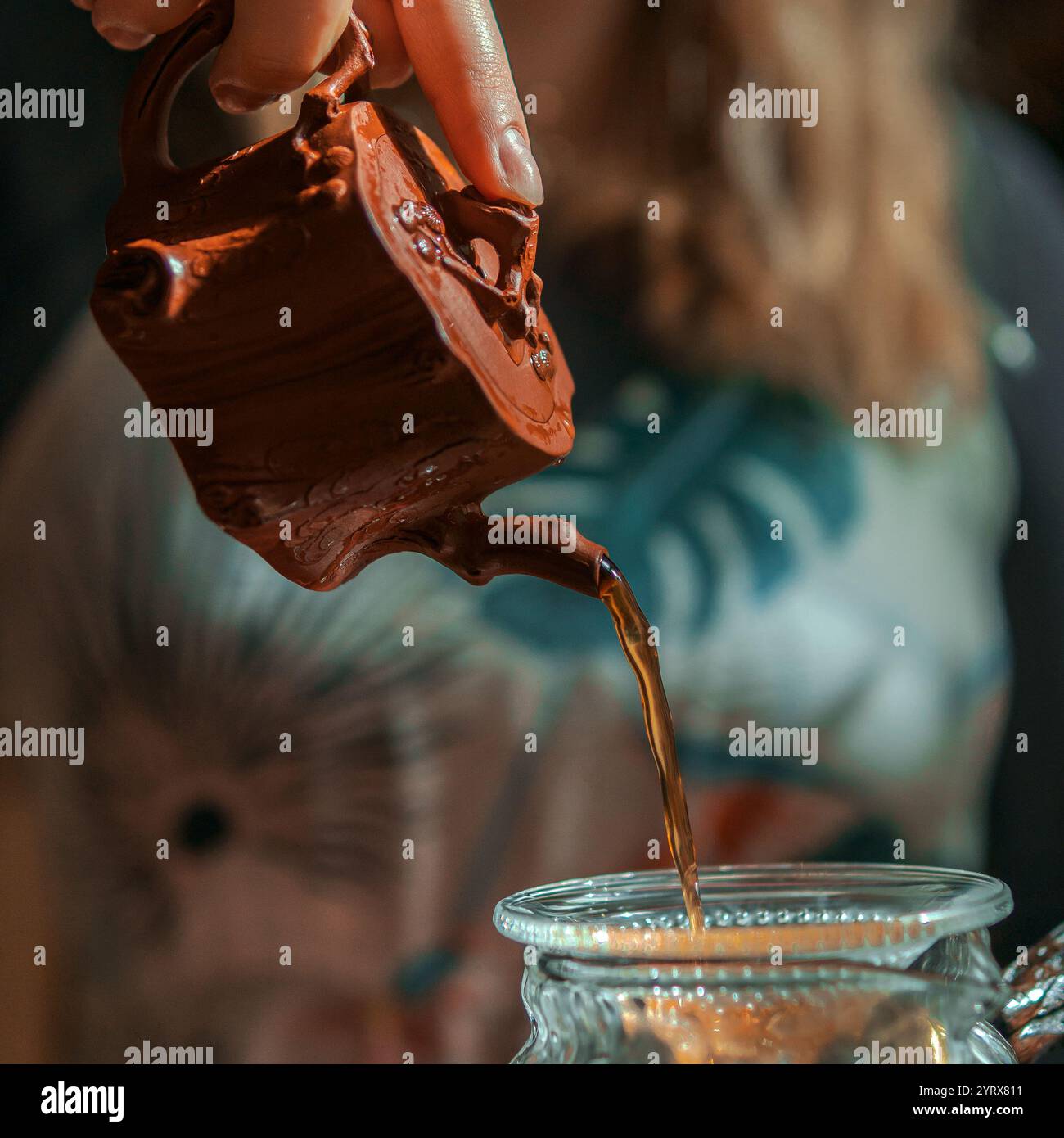 Experience the art of Traditional Tea Pouring from a beautifully ...