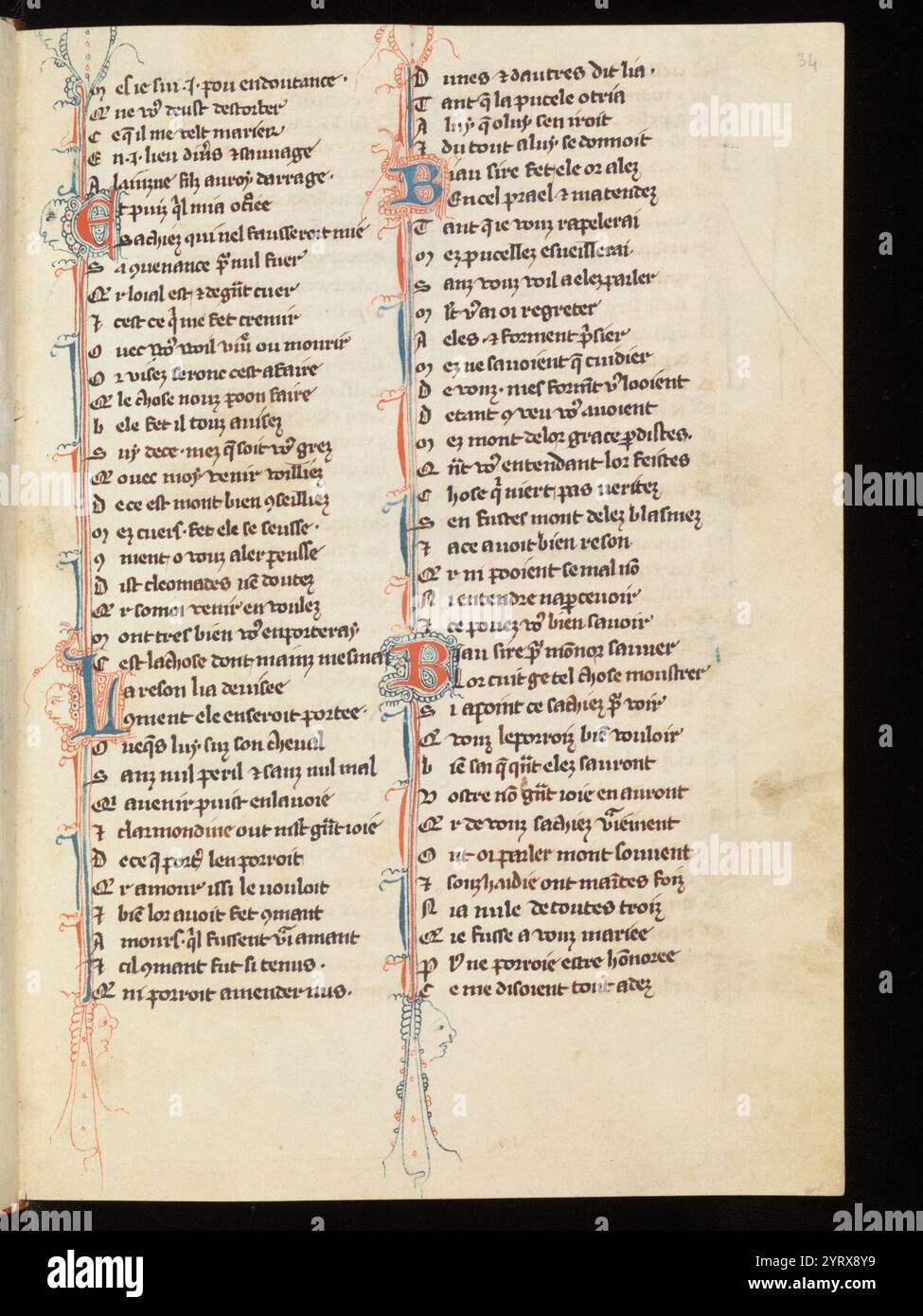 Cologny, Fondation Martin Bodmer, Cod. Bodmer 1, f. 34r – Adenet le Roi ...