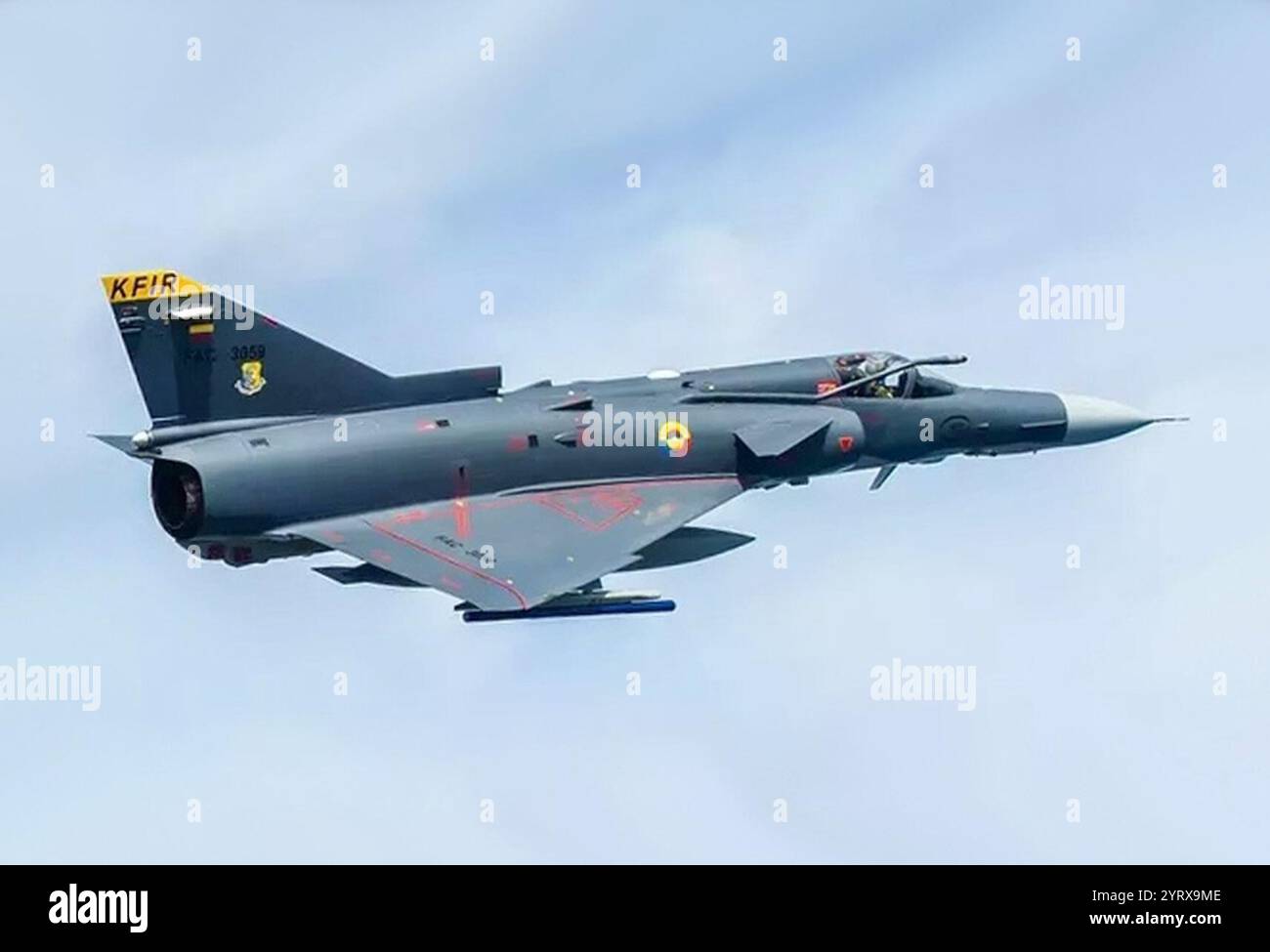 Colombian Air Force Kfir (cropped Stock Photo - Alamy