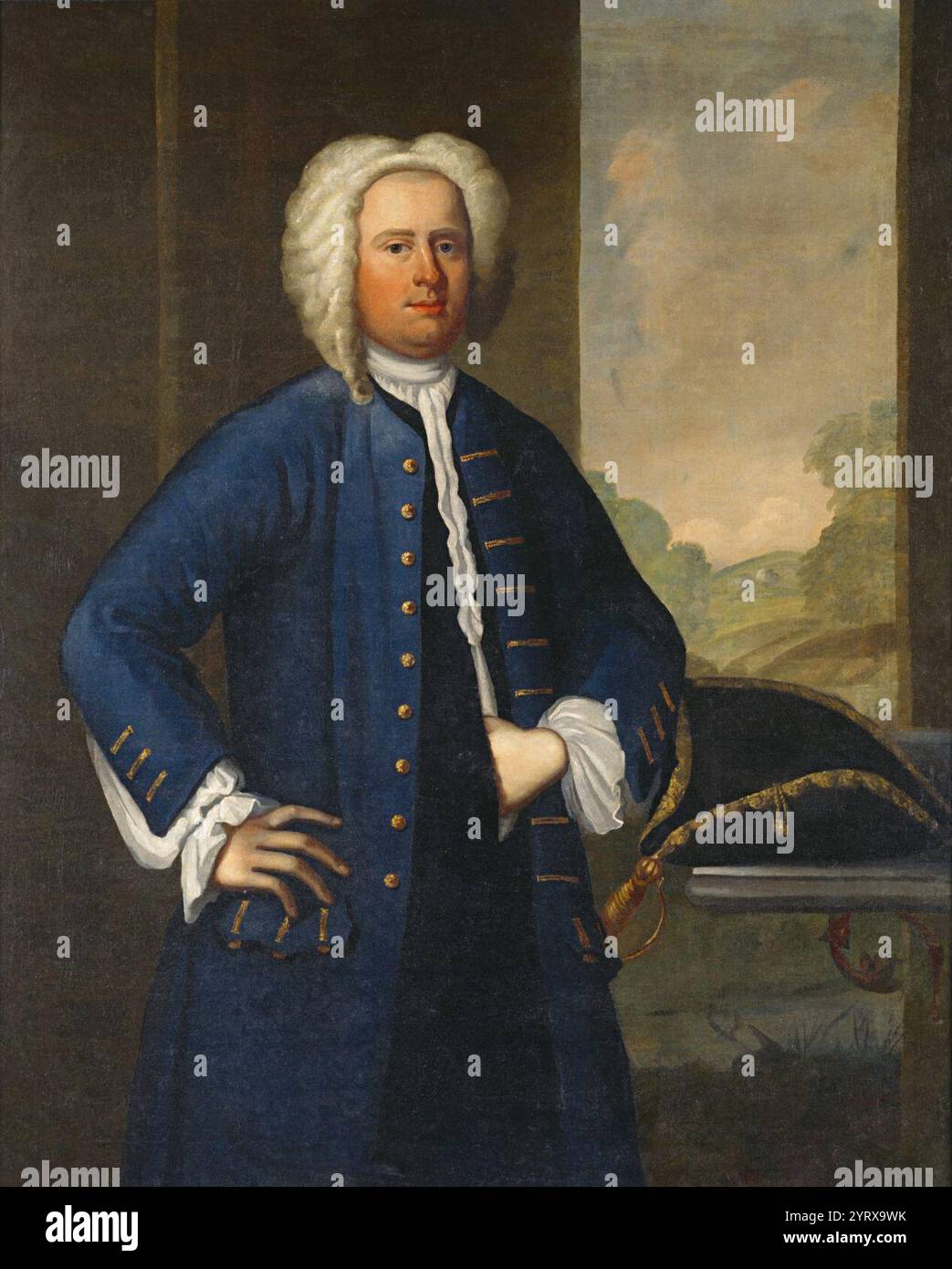 COLONEL CHARLES CARTER OF CLEVE (1707-1764 Stock Photo - Alamy