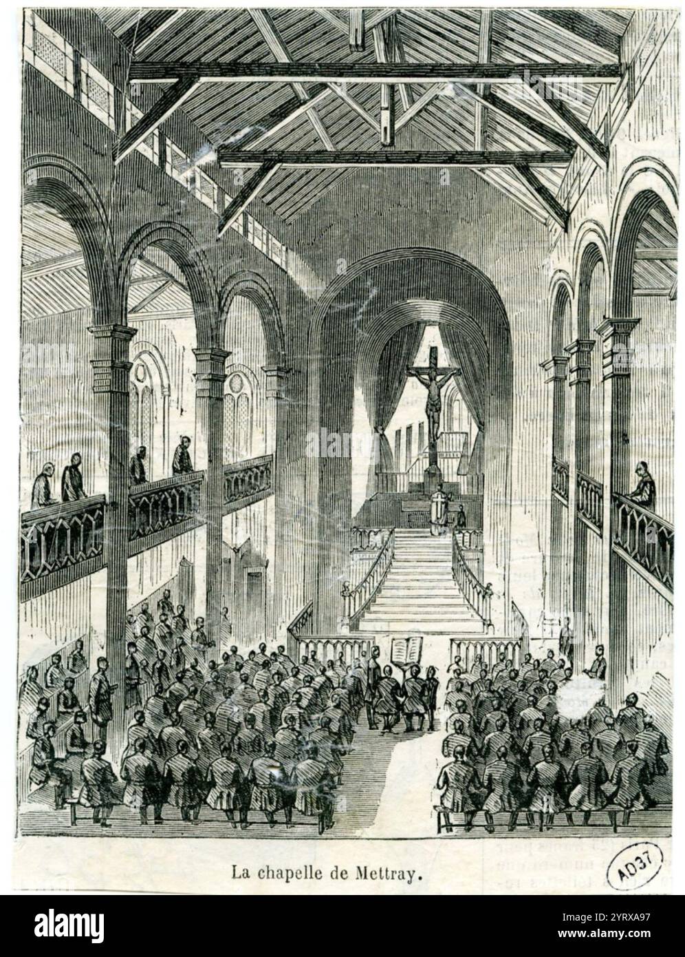Colonie de Mettray - chapelle Stock Photo - Alamy