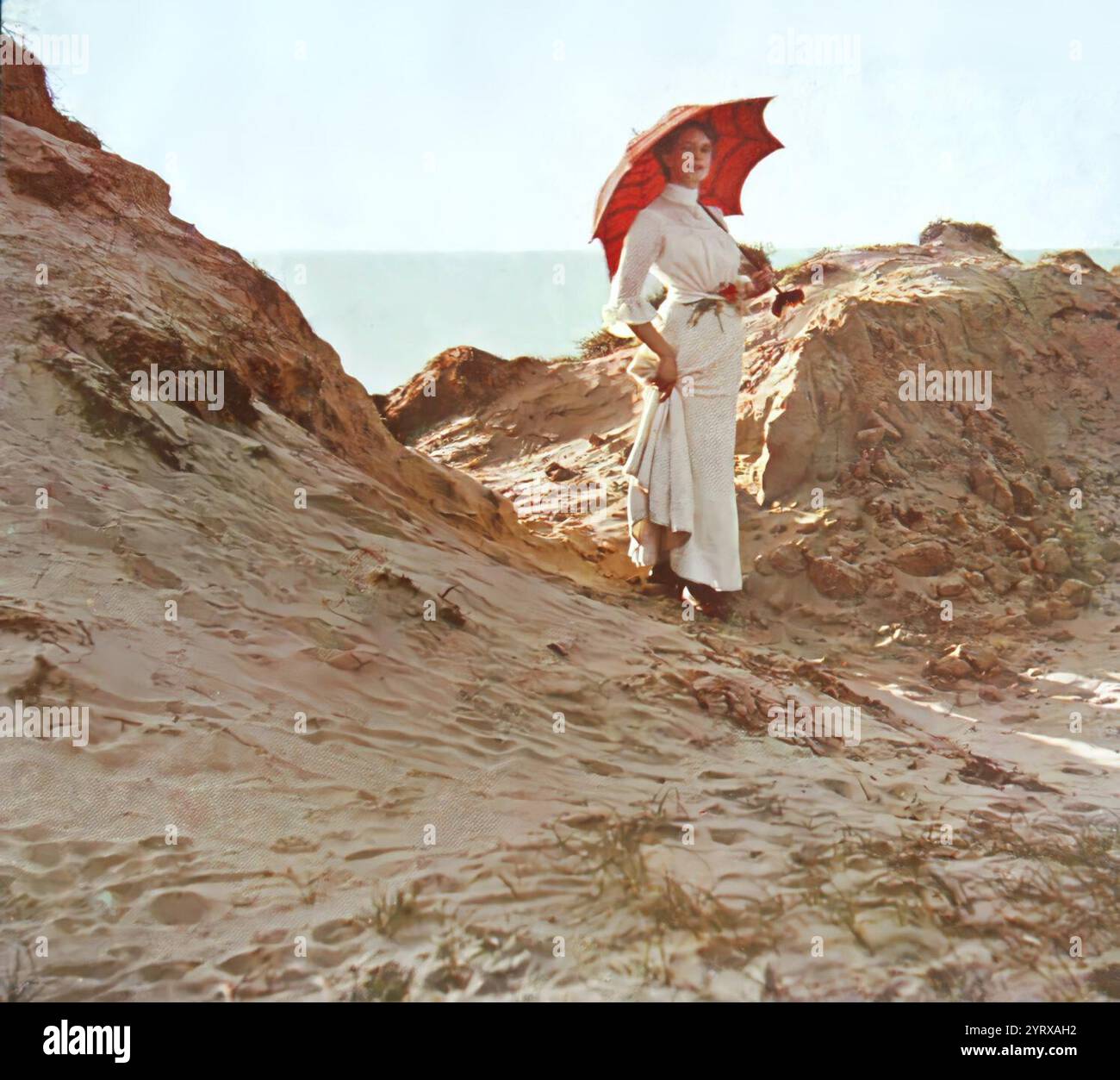 Color photograph was taken by Adolf Miethe, using 3-color filter camera ...