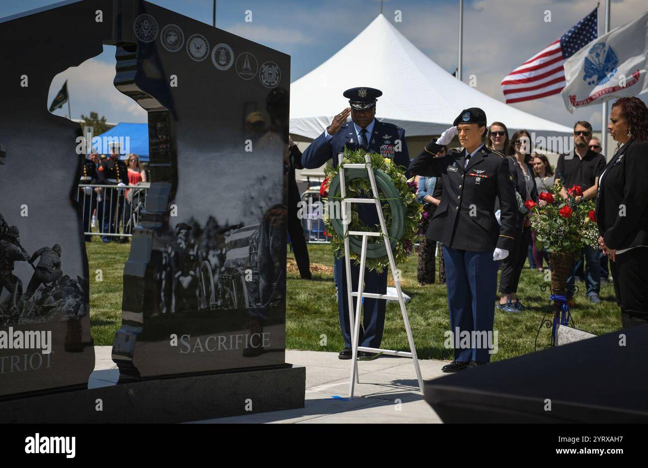 Colorado Freedom Memorial Ceremony (9 Stock Photo - Alamy