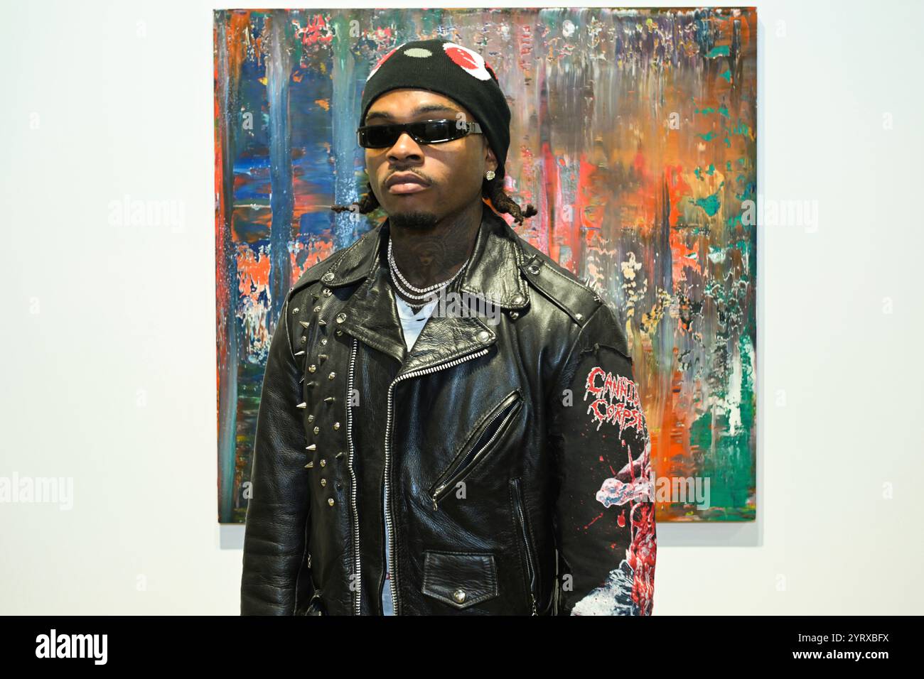 Gunna attends the VIP preview day for Art Basel on Wednesday, Dec. 4 ...