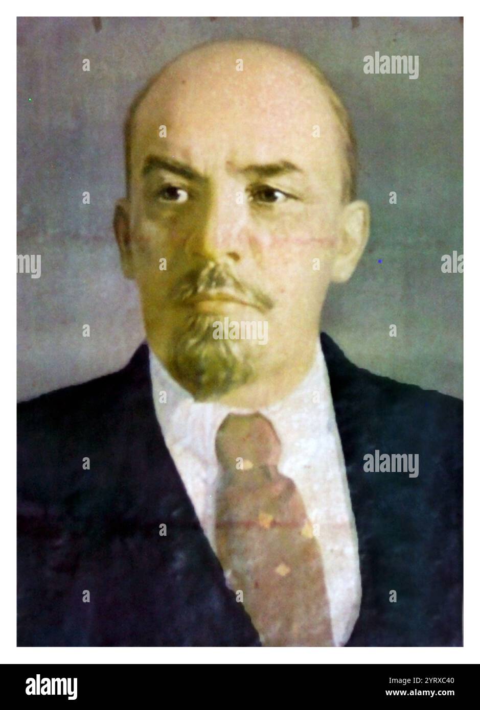 portrait of Vladimir Lenin (Soviet leader Stock Photo - Alamy