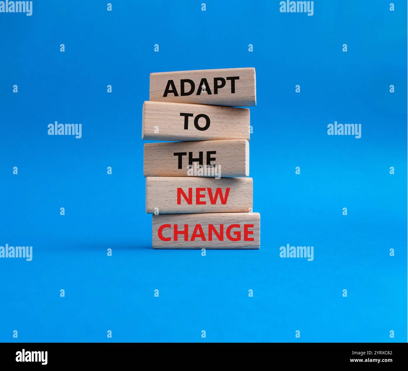 Manage and Adapt to Changes symbol. Wooden blocks with words Manage and ...