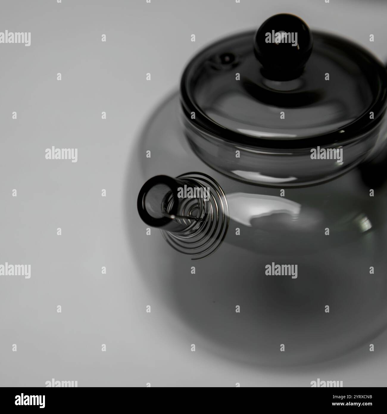 A Stylish and Modern Glass Teapot that Features a Unique and Intriguing ...