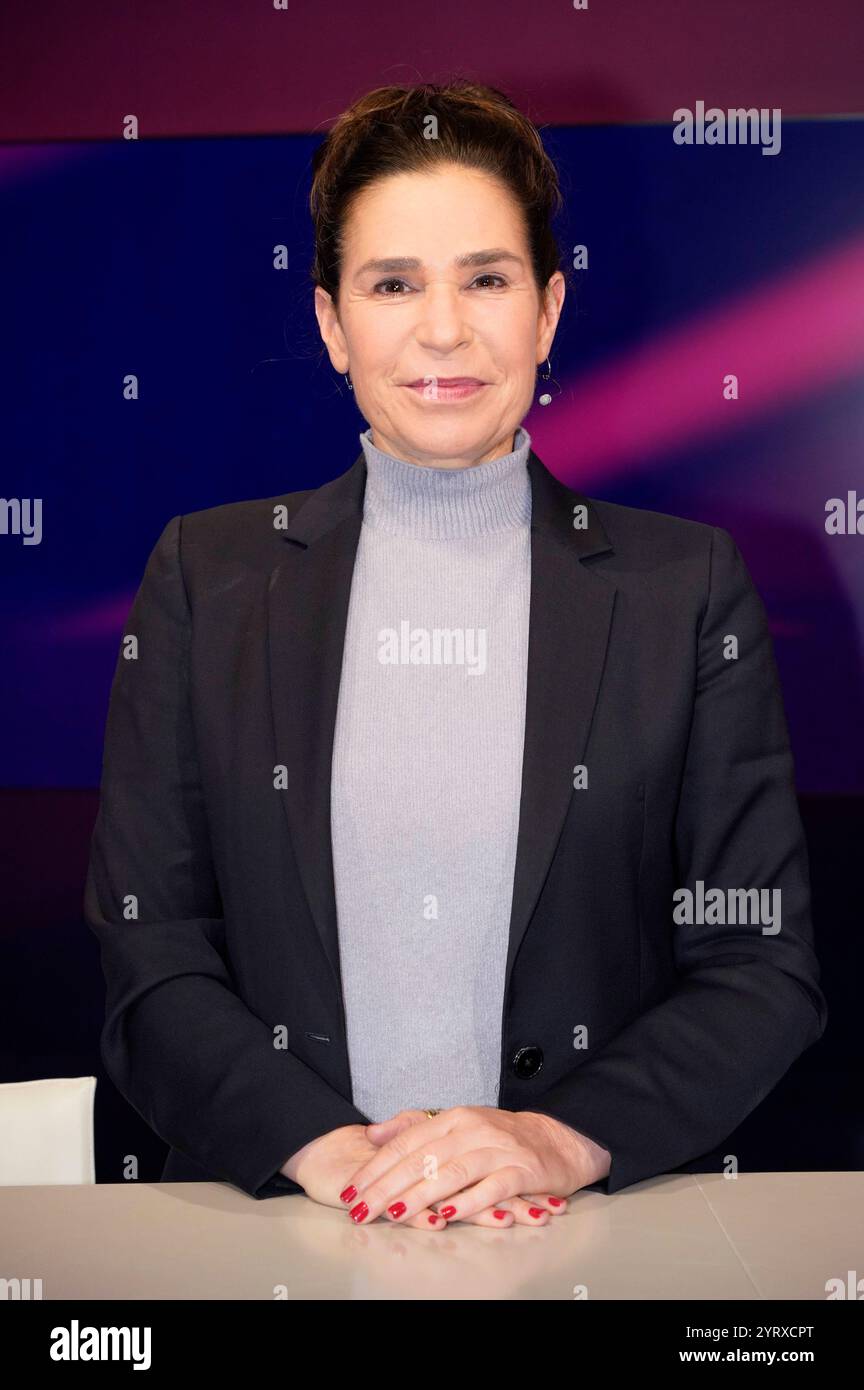 Dagmar Rosenfeld in der ARD-Talkshow maischberger im Studio Berlin ...