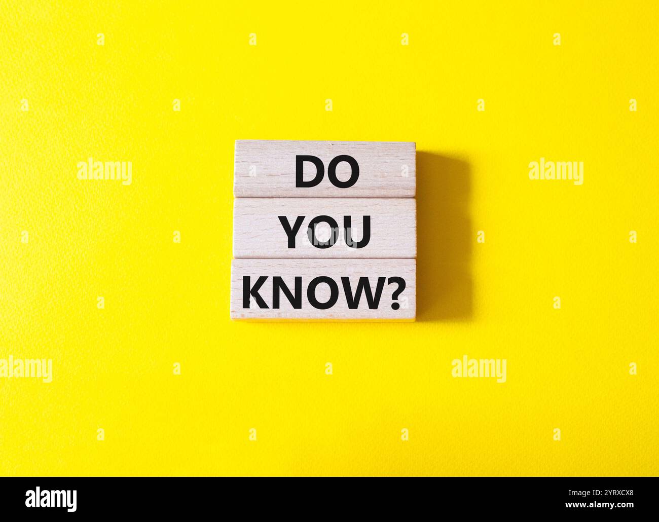 Do you know symbol. Concept word Do you know on wooden cubes. Beautiful ...