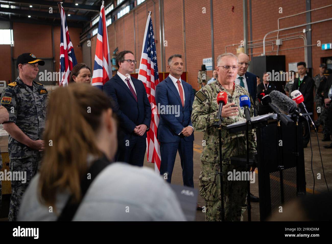 Commander submarine force pacific fleet hi-res stock photography and ...