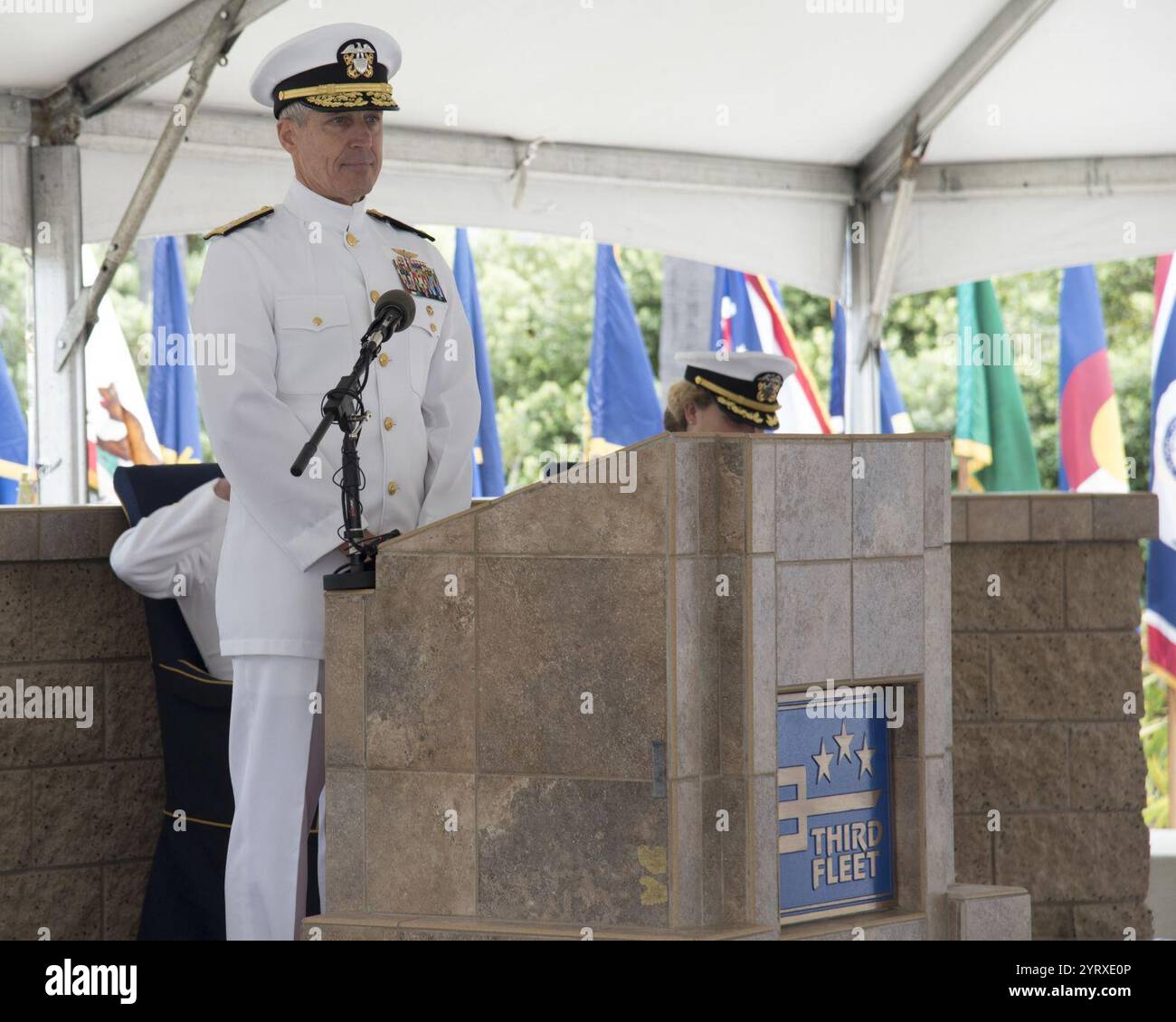 Commander, U.S. 3rd Fleet Change of Command 210603 Stock Photo - Alamy