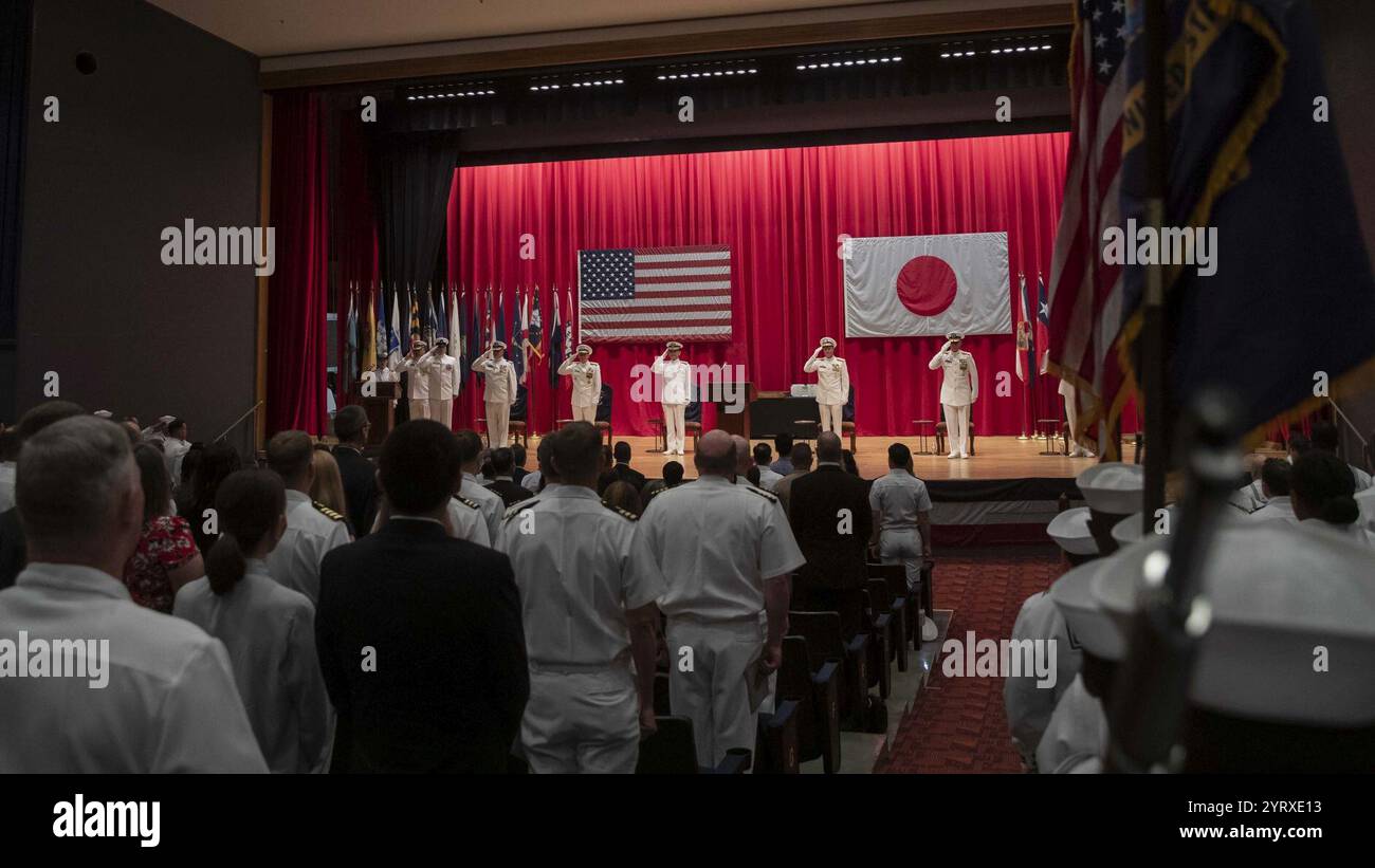 Commander, U.S. 7th Fleet Change of Command 210708 Stock Photo - Alamy