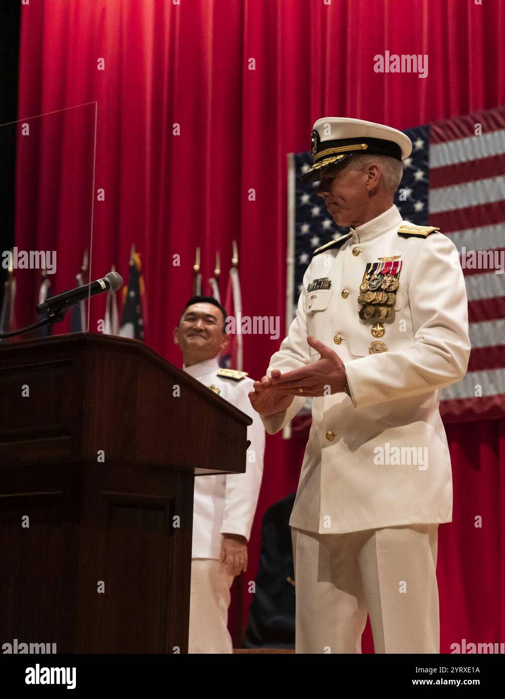 Commander, U.S. 7th Fleet Change of Command 210708 Stock Photo - Alamy