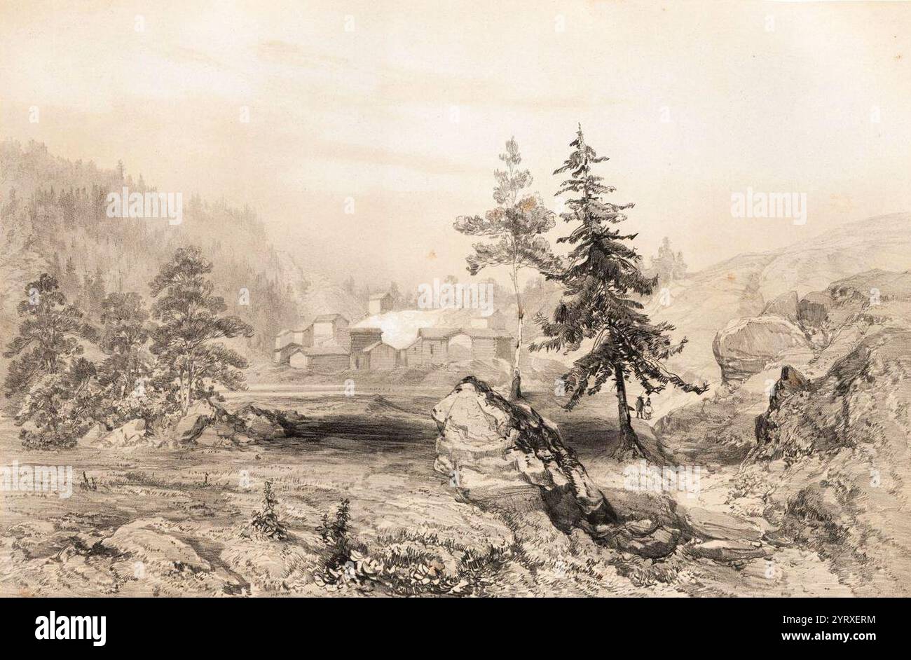 Commission scientifique du Nord - B. Lauvergne - Village de Kyro en ...