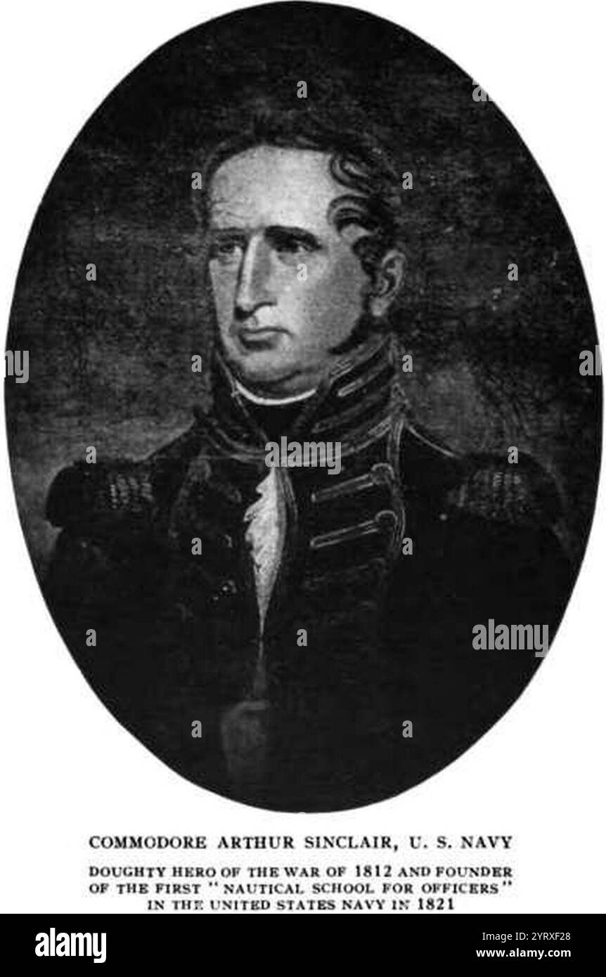 Commodore Arthur Sinclair (1780–1831 Stock Photo - Alamy