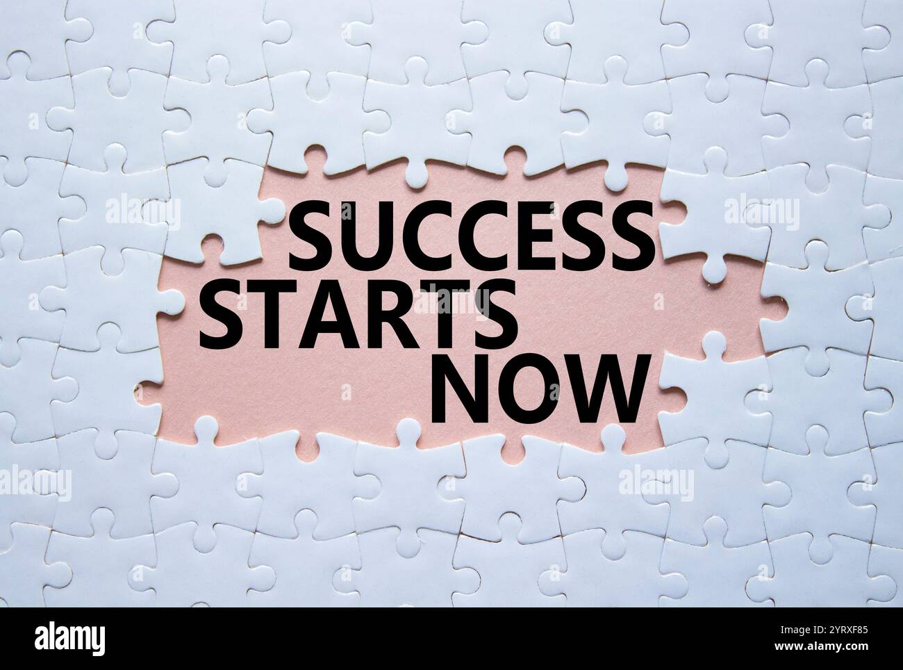 Success Starts Now symbol. Concept words Success Starts Now on white ...