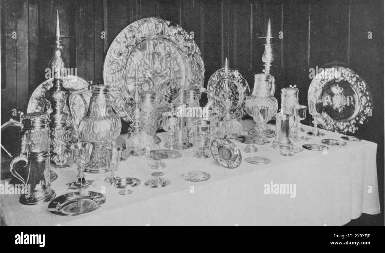 Communion and Altar Plate, St. James's Palace Chapel Royal Stock Photo ...