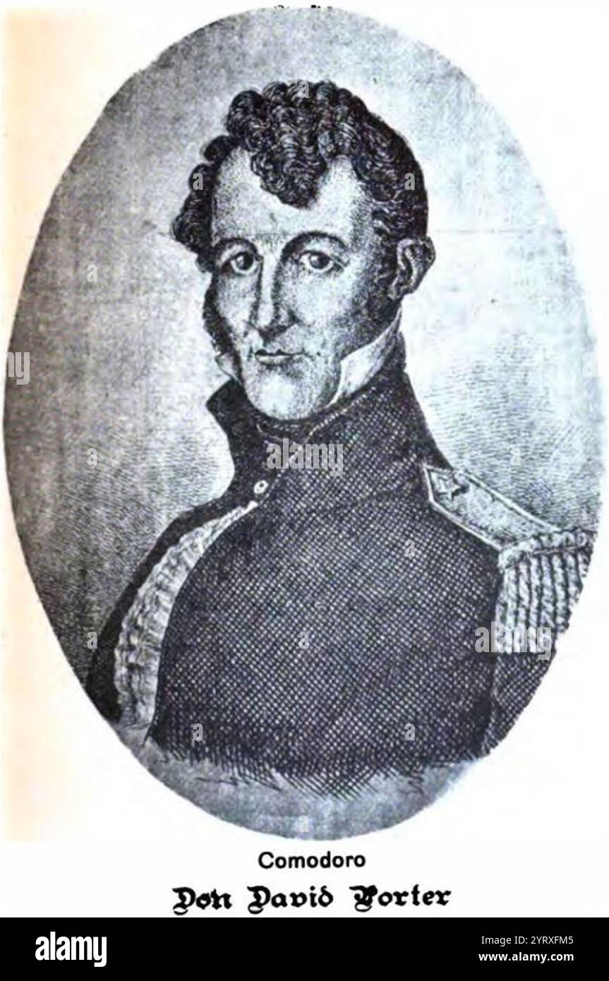 Comodoro David Porter Stock Photo - Alamy