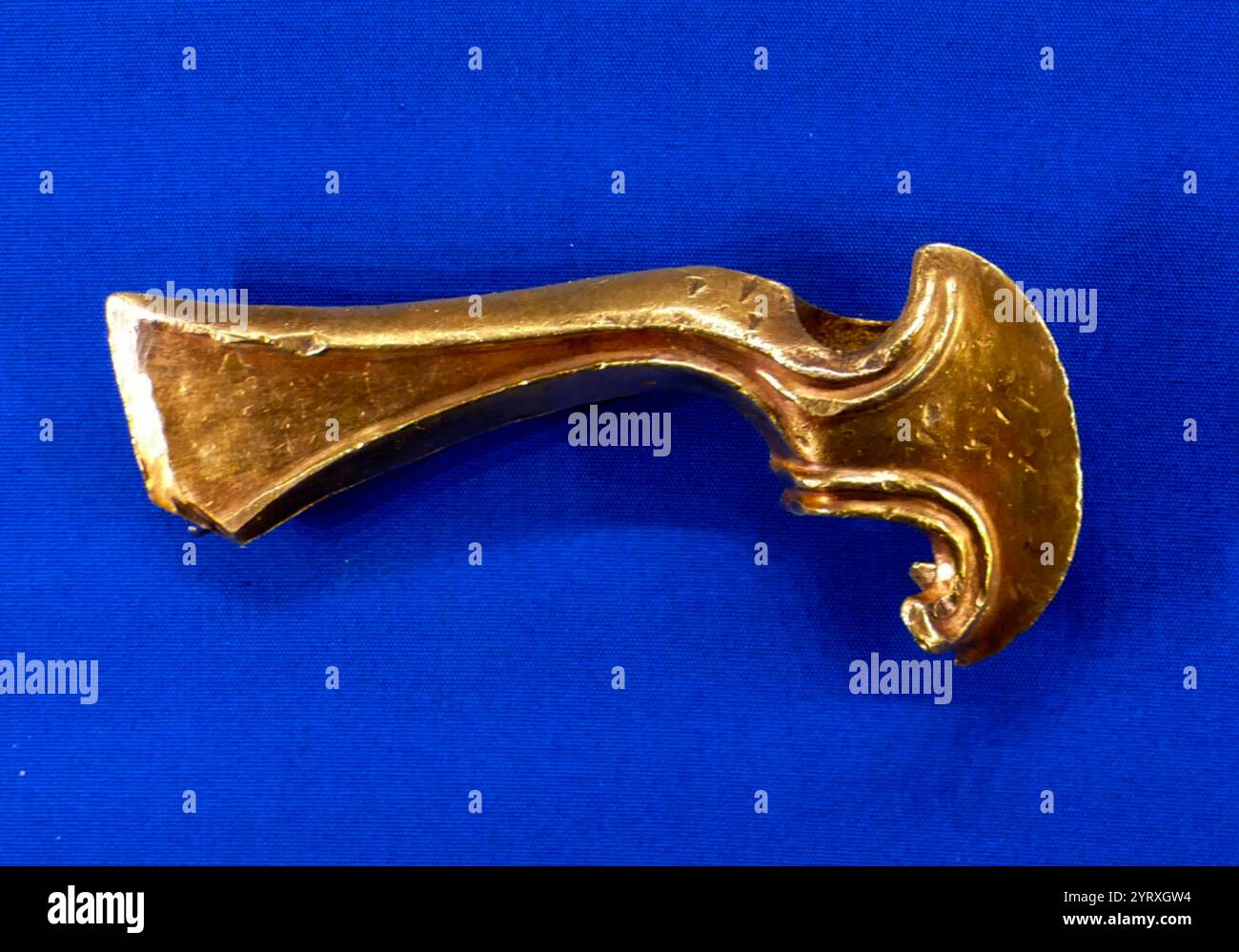 Ceremonial Gold Axe from Czofalva, Romania, Bronze Age circa 1200-1000 ...