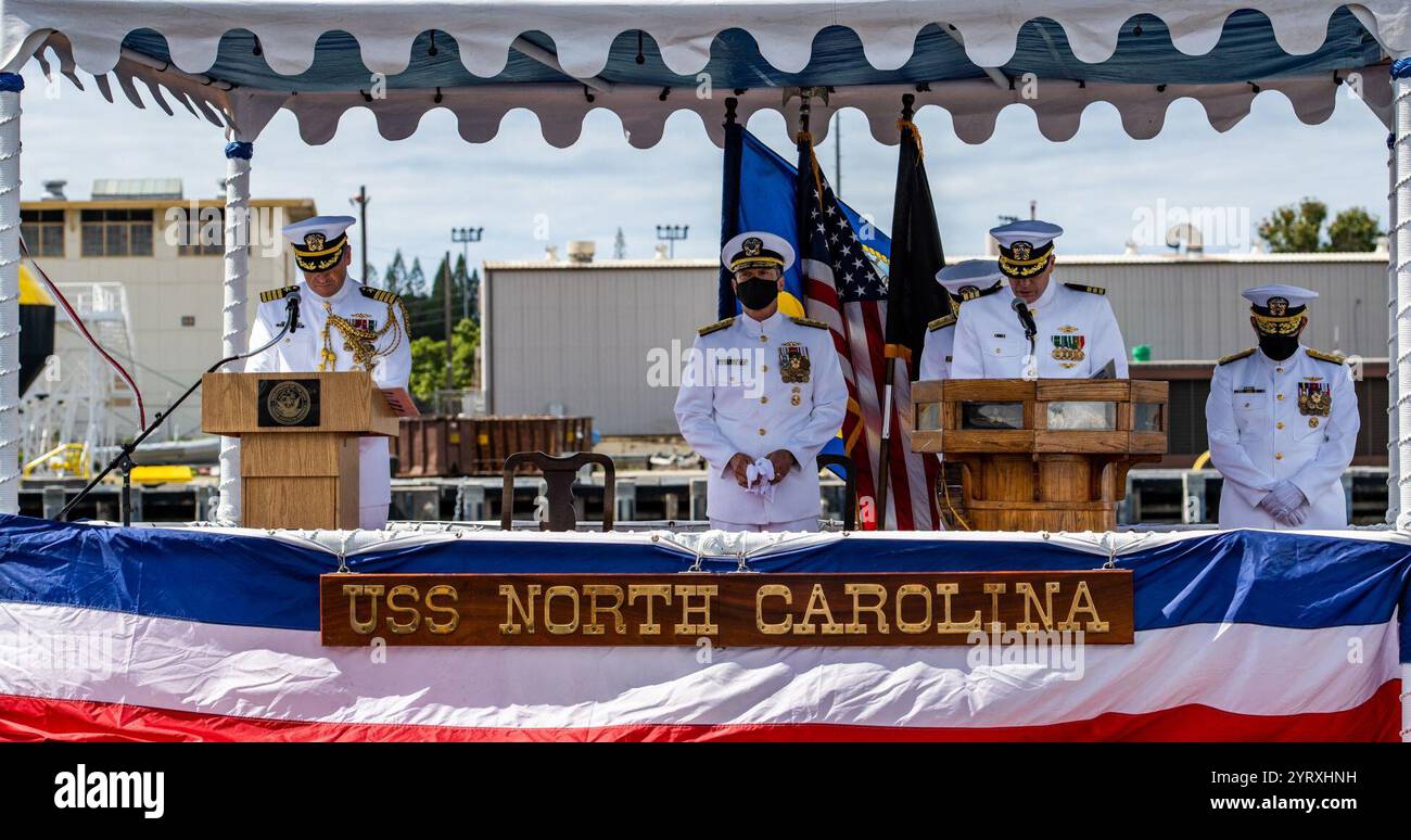 COMSUBPAC Changes Command 210429 Stock Photo - Alamy