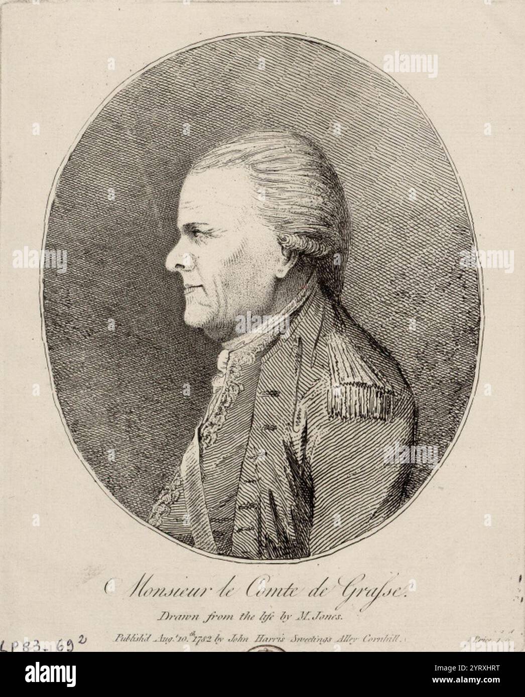 Comte de Grasse de profil Stock Photo - Alamy