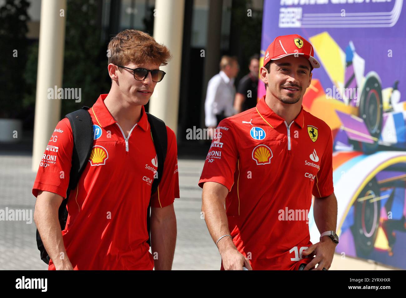 Abu Dhabi, Abu Dhabi. 05th Dec, 2024. (L to R): Arthur Leclerc (FRA ...