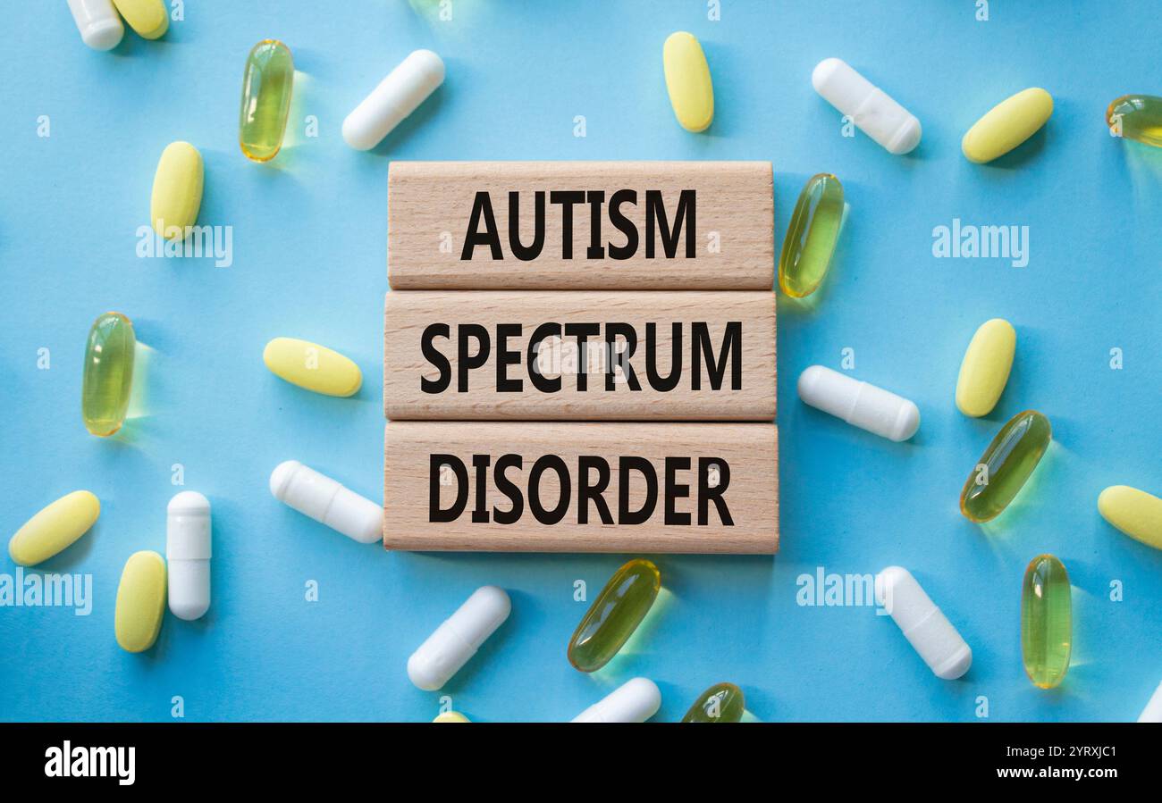 Autism Spectrum Disorder symbol. Concept word Autism Spectrum Disorder ...