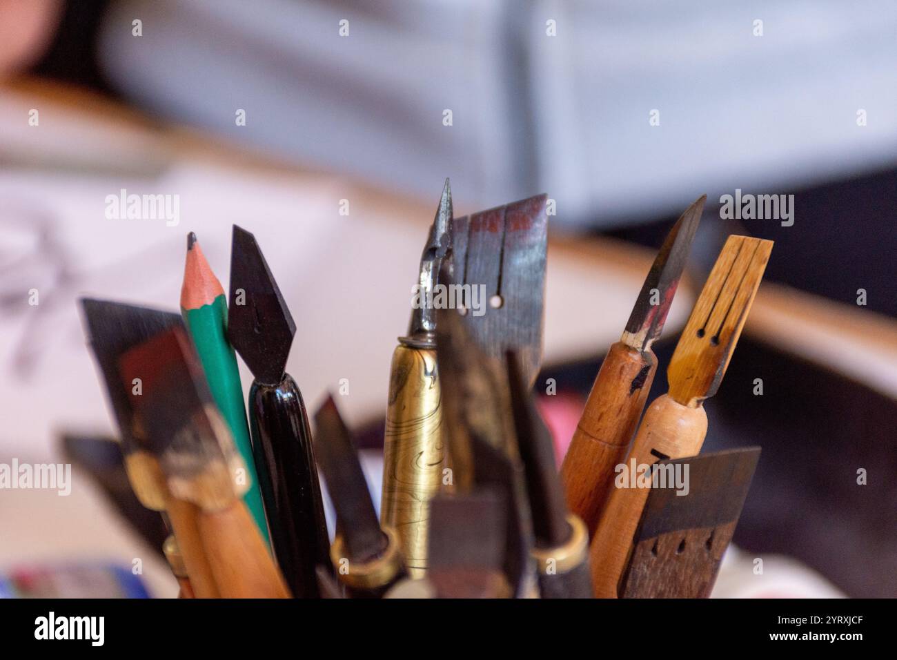 Calligrapher tool hi-res stock photography and images - Alamy