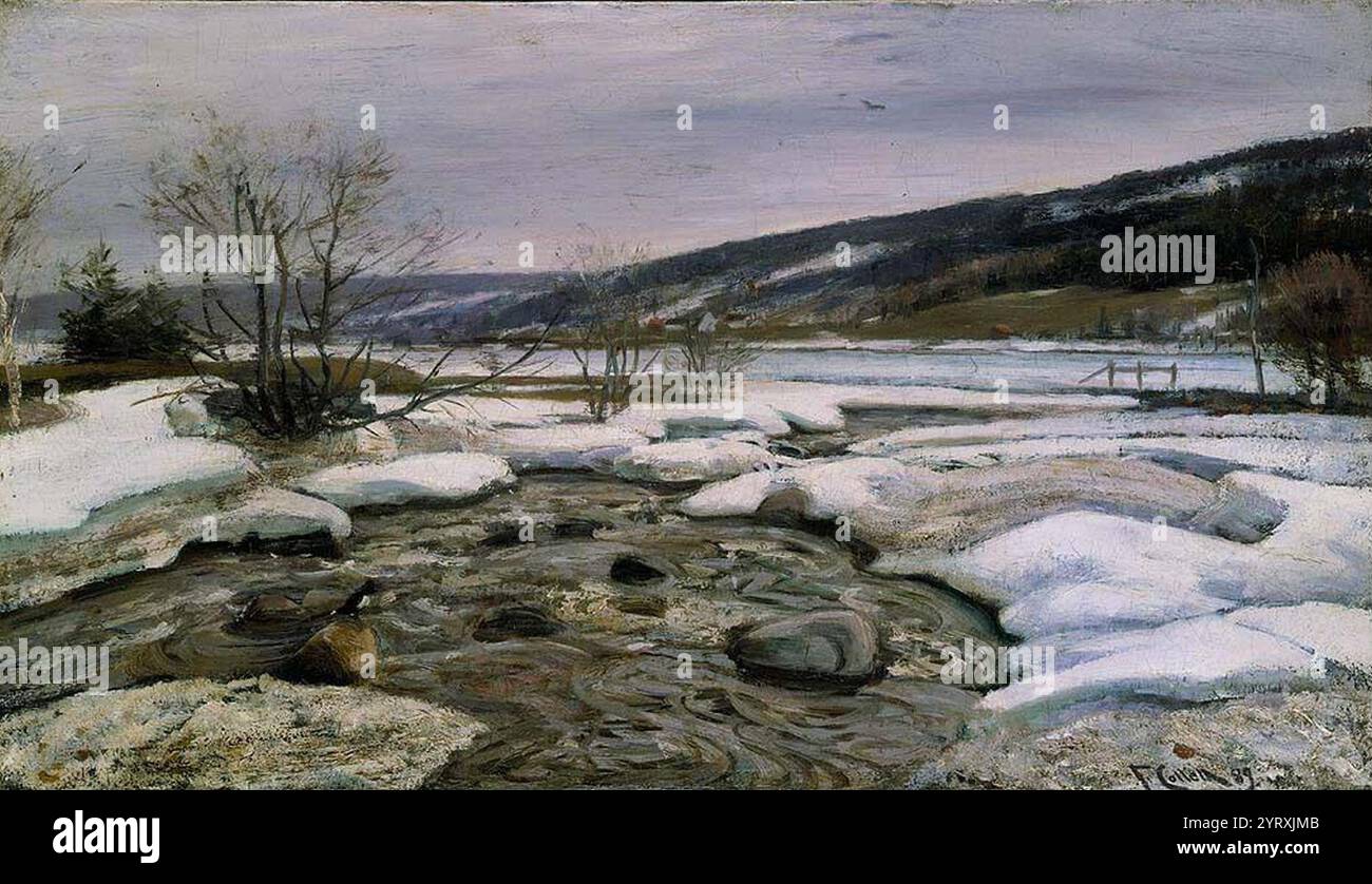 Frederik Collett - Painting Stock Photo - Alamy