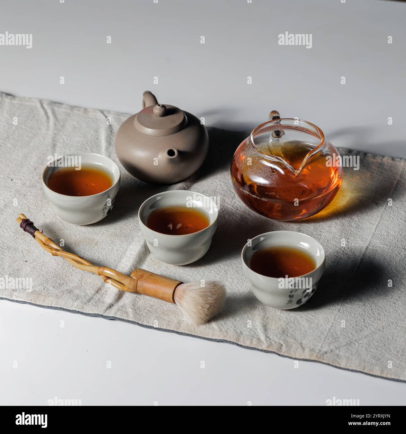 Enjoy the serenity of brewing tea with an elegant traditional tea set ...
