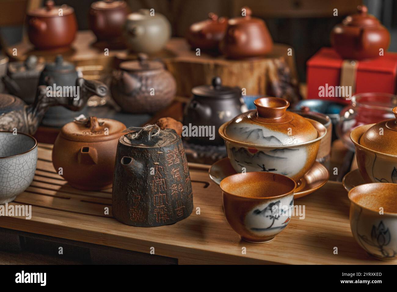 An Elegant Collection of Beautifully Crafted Traditional Teapots and ...