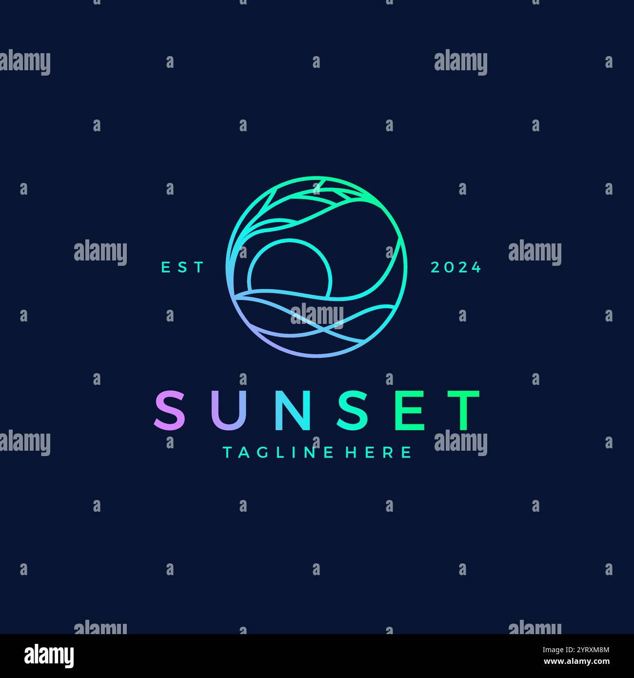 Sunlight wave Stock Vector Images - Alamy