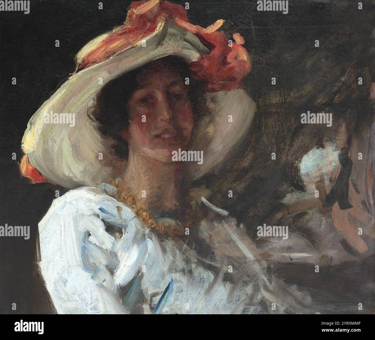 Study of Clara Stephens by William Merritt Chase, 1913 Stock Photo - Alamy