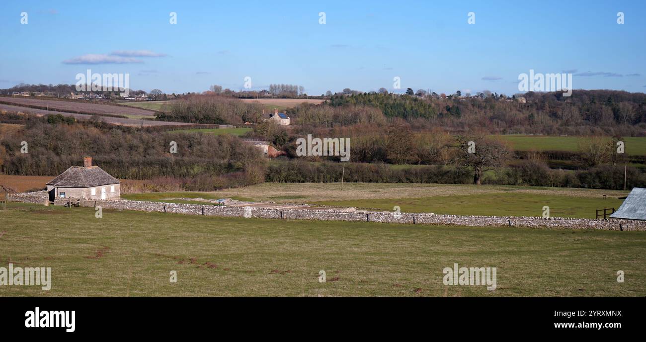 North Leigh Roman Villa, was a Roman courtyard villa in the Evenlode ...