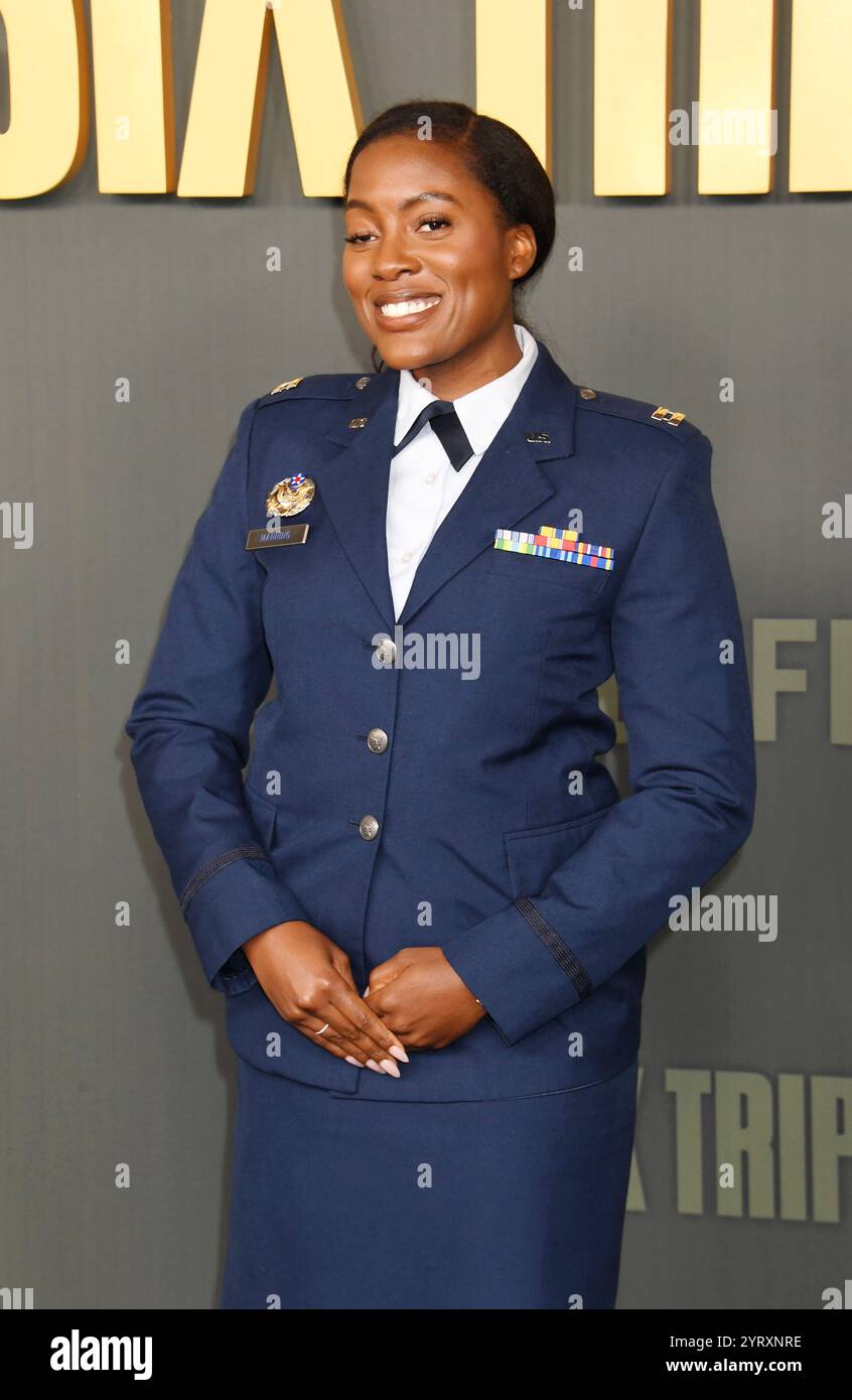 LOS ANGELES, CALIFORNIA - DECEMBER 03: Captain Jasmine Manning attends ...