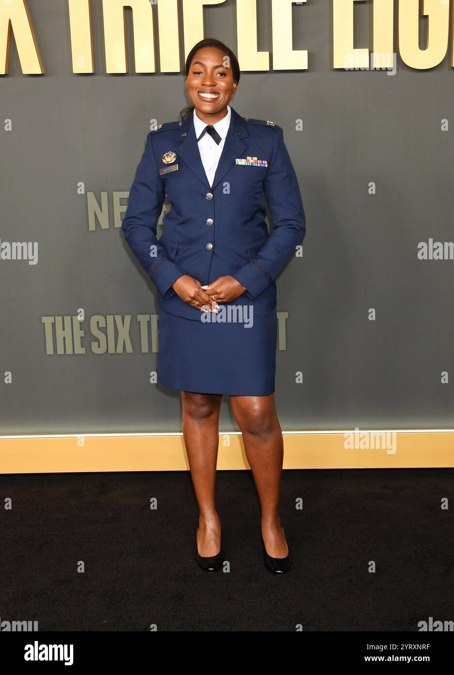 LOS ANGELES, CALIFORNIA - DECEMBER 03: Captain Jasmine Manning attends ...