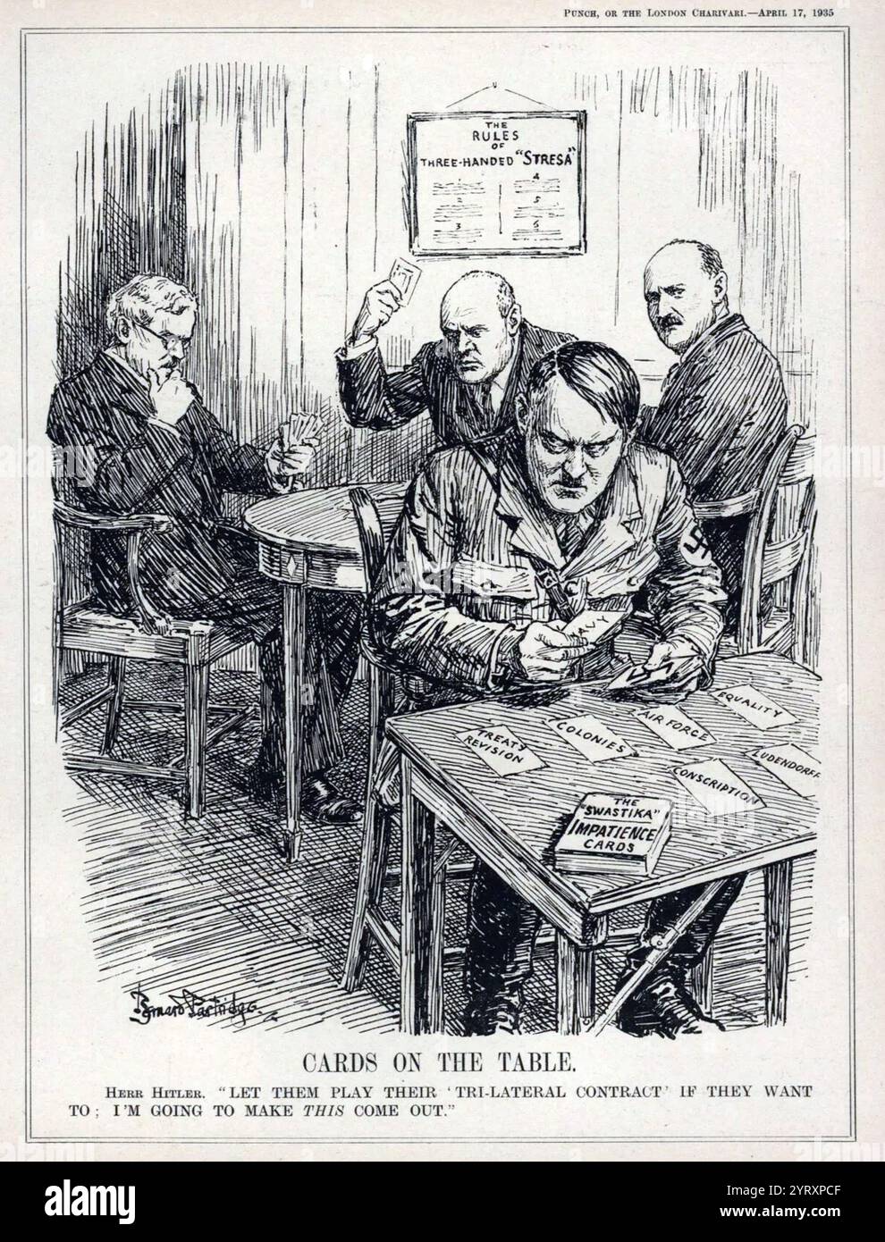 Adolf hitler cartoon hi-res stock photography and images - Alamy