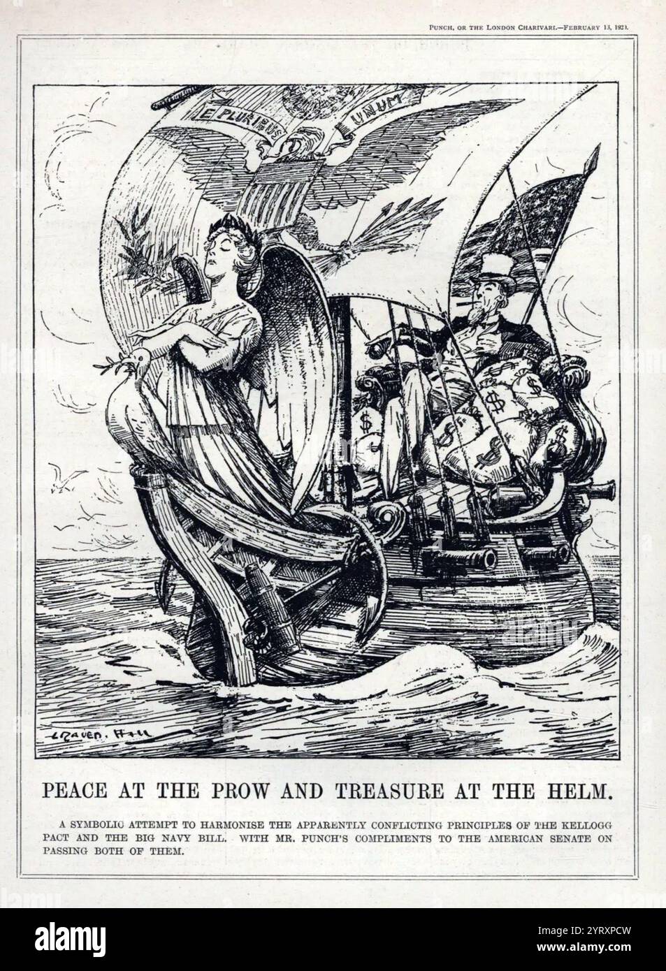 Kellogg briand cartoon hi-res stock photography and images - Alamy